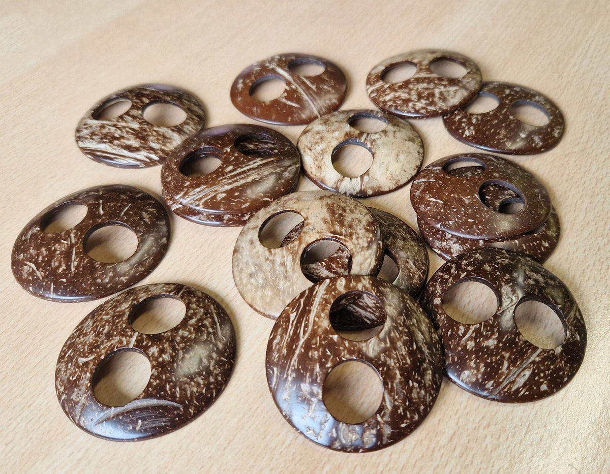 Boucle de paréo en noix de coco / Clip de paréo / Boucle de paréo ...